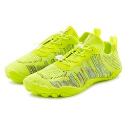 Aquaschuh Venice Beach "Badeschuh, Slipper, Wasserschuh", Gr. 43, gelb (neongelb), Obermaterial: 80% Textilmaterial, 20% Lederimitat. Decksohle: 100% Textilmaterial. Futter: 100% Textilmaterial. Laufsohle: 100% Synthetik, mehrfarbig, Schuhe, schnelltrocknend mit elastischen B&auml;ndern Unisex VEGAN
