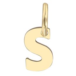 Adelia&acute;s Buchstabenanh&auml;nger ADELIA&acute;S "Anh&auml;nger &ndash; Buchstabe N Buchstabenanh&auml;nger aus 375 Gold", gold, Schmuckanh&auml;nger, Damen, Gelbgold 375, Zum Verschenken &ndash; passend f&uuml;r viele Anl&auml;sse