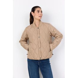 Steppjacke soyaconcept "SC-FENYA 78", Damen, Gr. XL, beige (camel), Steppware, Obermaterial: 100% Polyester, unifarben, normal, Jacken Steppjacke, Steppjacke aus pflegeleichter Kunstfaser, normale Passform