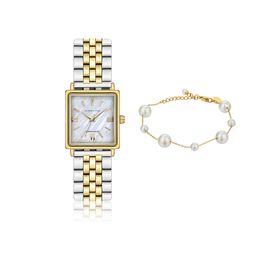 Quarzuhr ISABELLA FORD "SFH8-1", gold (gold, silber), Armbanduhren, Damen, Quarzuhr