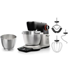 Bosch K&uuml;chenmaschine "MUMS8ZS18", pearl silber, B:22,3cm H:33,9cm T:45,7cm, K&uuml;chenmaschinen, 7 Automatikprogramme, Timer, Vollmetallgeh&auml;use, Edelstahl-R&uuml;hrer, K&uuml;chenmaschine