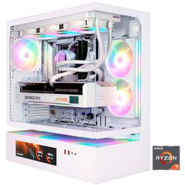 Cougar Gaming-PC "CFV235 Vision", schwarz, Microsoft Windows 11 Home (64 Bit), 64 GB RAM 2.000 GB SSD, Desktop-PCs, Windows 11, DDR5 RAM, Wasserk&uuml;hlung
