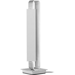 LED Tischleuchte "BOX", silber (aluminiumfarben eloxiert), 1, H: 43cm, 1 Stk., HELL H&Ouml;LLISCH GUTES LICHT, Leuchten, Tastdimmer, LED Tischleuchte