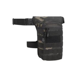 G&uuml;rteltasche Brandit "Brandit Accessoires side kick bag No.2", Gr. onesize, grau (schwarzcamo), Polyester, unifarben, Taschen G&uuml;rteltasche