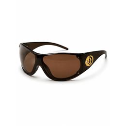 Sonnenbrille "Hamburg", Damen, schwarz, Collezione Alessandro, unifarben, Sonnenbrillen Sonnenbrille, mit durchgehender Linse