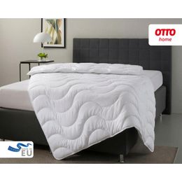 Microfaserbettdecke OTTO HOME "Mailo Bettdecke 135x200 cm, 155x220 cm", wei&szlig;, B:135cm L:200cm, Obermaterial: 100% Polyester. F&uuml;llung: 100% Polyester, Bettdecken, Microfaserbettdecke, Sommer, Winter, Decke, kuschelweicher Microfaser-Feinbatist Bezug
