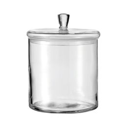 Vorratsdose Leonardo "Glasdose mit Deckel handgefertigt TOP 1,5 Liter transparent", bunt (transparent), L:14,7cm, Glas, Lebensmittelaufbewahrungsbeh&auml;lter, Vorratsdose