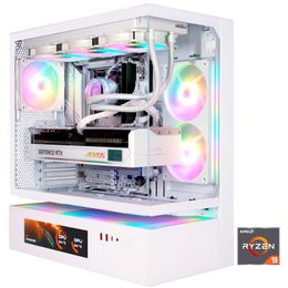 Cougar Gaming-PC "CFV235 Vision", schwarz, Microsoft Windows 11 Home (64 Bit), 64 GB RAM 2.000 GB SSD, Desktop-PCs, Windows 11, DDR5 RAM, Wasserk&uuml;hlung