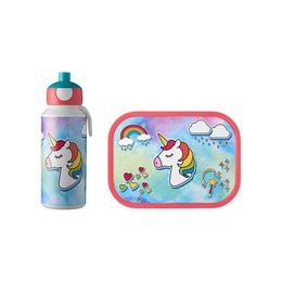 Lunchbox Mepal "Lunchset Campus 400 ml + 700 ml 2er Set", bunt (einhorn), ABS-Kunststoff, Lebensmittelaufbewahrungsbeh&auml;lter, Lunchbox