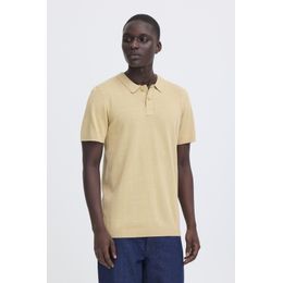 Poloshirt Blend "BHBRAY KNIT POLO", Herren, Gr. M, cornstalk, Strick, Obermaterial: 100% Baumwolle, unifarben, regular fit, Shirts, aus Baumwolle und Strick, Regular Fit, pflegeleicht, mit Markenlabel