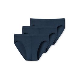 Minislip uncover by Schiesser "Uncover Cotton", Herren, Gr. XXL, 803, blau, Single Jersey, Obermaterial: 95% Baumwolle, 5% Elasthan, k&ouml;rpernah, Unterhosen, ohne Eingriff, Baumwollmix, elastisch