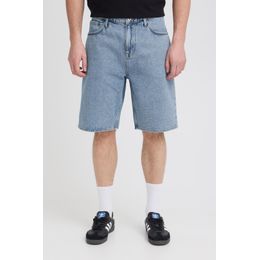 Jeansbermudas Blend "BHBREEZE LOOSE DENIMSHORTS", Herren, Gr. L, N-Gr, denim light blau, Denim/Jeans, Obermaterial: 100% Baumwolle, unifarben, loose fit knielang, Jeans, Loose Fit, knielange Schnittform, aus Baumwolle