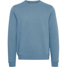 Sweatshirt Blend "BHDOWNTON CREW", Herren, Gr. XL, blau, Sweatware, Obermaterial: 50% Baumwolle, 50% Polyester, unifarben, Basic, slim fit normal, Rundhals, B&uuml;ndchen, Sweatshirts Sweatshirt, aus Baumwollmischung, Slim Fit, mit Rundhalsausschnitt