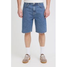 Jeansbermudas Blend "BHBREEZE LOOSE DENIMSHORTS", Herren, Gr. L, N-Gr, denim middle blau, Denim/Jeans, Obermaterial: 100% Baumwolle, unifarben, loose fit knielang, Jeans, Loose Fit, knielange Schnittform, aus Baumwolle