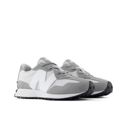 Sneaker New Balance "327", M&auml;dchen, Gr. 37, brighton grau, slate grau, Leder, Mesh, Schuhe Sneaker, f&uuml;r Kinder und Jugendliche, mit Gummilaufsohle