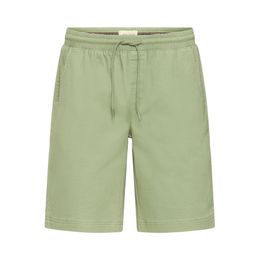 Shorts Blend "BHMARCO REG PULL ON SHORTS", Herren, Gr. L, N-Gr, gr&uuml;n (oil gr&uuml;n), Web, Obermaterial: 98% Baumwolle, 2% Elasthan, unifarben, regular fit, Hosen Shorts, aus Baumwollmischung, Regular Fit, pflegeleicht, elastisch
