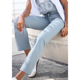 Sweathose ELBSAND "Vanya aus bequemen Jersey", Damen, Gr. S (36), N-Gr, seegras, Sweatware, Obermaterial: 95% Baumwolle, 5% Elasthan, unifarben, figurumspielend 7/8-L&auml;nge, Hosen Sweathose, bequeme 7/8 Hose f&uuml;r den Sommer, Schlupfhose