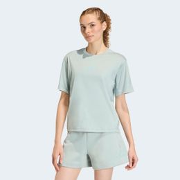 T-Shirt adidas Sportswear "W Z.N.E. TEE", Damen, Gr. L, wonder sage, Obermaterial: 100% Baumwolle, Rundhals, Shirts T-Shirt, f&uuml;r Erwachsene, mit Rundhalsausschnitt, ohne Verschluss, aus Baumwolle