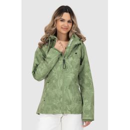 alife and kickin Outdoorjacke ALIFE & KICKIN "LILOUAKB", Damen, Gr. XS, dust, Web, Obermaterial: 100% Polyester, bedruckt, normal, Jacken Outdoorjacke, aus Polyester, wasserabweisend, normale Passform, mit Rei&szlig;verschluss