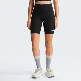 Radlerhose The North Face "W FLEX 8IN TIGHT", Damen, Gr. M, N-Gr, tnf schwarz, Obermaterial: 77% Polyester, 23% Elasthan, Hosen Radlerhose, sportlicher Stil, bequeme Passform