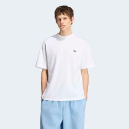 T-Shirt adidas originals "ESS TEE", Jungen, Gr. L, wei&szlig;, Obermaterial: 100% Baumwolle, Rundhals, Shirts T-Shirt, f&uuml;r Erwachsene, mit Rundhalsausschnitt, ohne Verschluss, aus Baumwolle