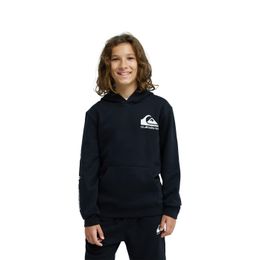 Kapuzensweatshirt Quiksilver "Omni Logo", Jungen, Gr. 10, schwarz, Obermaterial: 55% Baumwolle, 45% Polyester., Sweatshirts