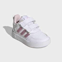 Sneaker adidas Sportswear "TENSAUR SPORT 3.0 F&Uuml;R BABYS UND KLEINKINDER", M&auml;dchen, Gr. 21, rosa (cloud wei&szlig;, clear pink, grau two), Synthetik, Textil, Schuhe Sneaker, f&uuml;r Kinder, mit Klettverschluss
