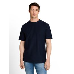 Kurzarmshirt Tom Tailor, Jungen, Gr. M, blau (sky captain blau), Single Jersey, Obermaterial: 80% Baumwolle, 20% Polyester, unifarben, regular fit h&uuml;ftbedeckend, Rundhals, Shirts, unifarben