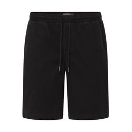 Shorts Blend "BHMARCO REG PULL ON SHORTS", Herren, Gr. L, N-Gr, schwarz (schwarz beauty), Web, Obermaterial: 98% Baumwolle, 2% Elasthan, unifarben, regular fit, Hosen Shorts, aus Baumwollmischung, Regular Fit, pflegeleicht, elastisch