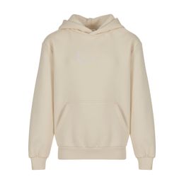 Kapuzensweatshirt Karl Kani "Karl Kani Small Signature Essential Hoodie Junior", M&auml;dchen, Gr. 134/140, beige (wei&szlig;), 70% Baumwolle, 30% Polyester, unifarben, Rundhals, Sweatshirts