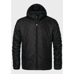 Sch&ouml;ffel Funktionsjacke SCH&Ouml;FFEL "Ins Jacket Style Cascata MNS", Herren, Gr. 48, schwarz (9990, schwarz), Oberstoff: 100% Nylon. Futter: 100% Polyester. Wattierung: 100% Polyester, regular fit, hoch geschlossener Ausschnitt, Jacken Funktionsjacke