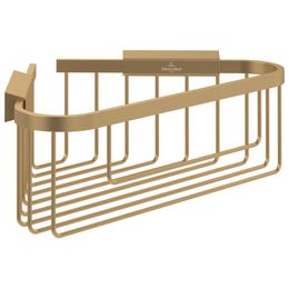 Villeroy & Boch Villeroy & Boch Eck-Duschkorb Elements - Tender 260x206x82mm Brushed Gold TVA15100900076