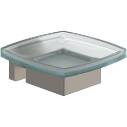 Villeroy & Boch Villeroy & Boch Seifenschale Elements - Striking 120x106x45mm Brushed Nickel Matt TVA15202000064