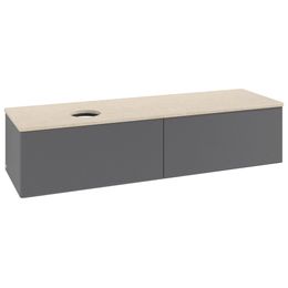 Villeroy & Boch Villeroy & Boch Waschtischunterschrank Antao K37_1 1600x360x500mm mit Struktur FK/AP: GK/3 K37113GK