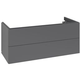 Villeroy & Boch Villeroy & Boch Waschtischunterschrank Antao 1188x504x493mm 2 Ausz. WT li Fr o Str Anthracite Matt L K06000GK