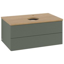 Villeroy & Boch Villeroy & Boch Waschtischunterschrank Antao L19_5 800x360x500mm mit Beleuchtung mit Struktur FK/AP: L19151HL