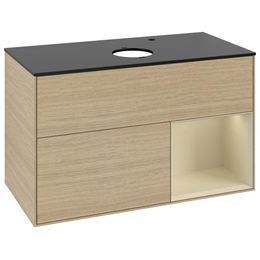 Villeroy & Boch Villeroy & Boch Waschbeckenunterschrank Finion G90 1000x603x501mm m Bel FK/RE/AP: PC/HJ/2 G902HJPC