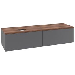 Villeroy & Boch Villeroy & Boch Waschtischunterschrank Antao K37_1 1600x360x500mm mit Struktur FK/AP: GK/2 K37112GK