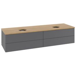 Villeroy & Boch Villeroy & Boch Waschtischunterschrank Antao K28_1 1600x360x500mm mit Struktur FK/AP: GK/1 K28111GK