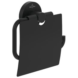Villeroy & Boch Villeroy & Boch Toilettenpapierhalter mD Elements - Tender 134x38x132mm Matt Black TVA151013000K5