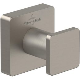 Villeroy & Boch Villeroy & Boch Handtuchhaken Elements - Striking 45x44x45mm Brushed Nickel Matt TVA15201100064
