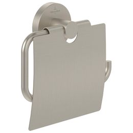 Villeroy & Boch Villeroy & Boch Toilettenpapierhalter mD Elements - Tender 134x38x132mm Brushed Nickel Matt TVA15101300064