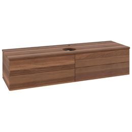 Villeroy & Boch Villeroy & Boch Waschtischunterschrank Antao L25_5 1600x360x500mm mit Beleuchtung mit Struktur FK/AP L25152HM