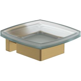 Villeroy & Boch Villeroy & Boch Seifenschale Elements - Striking 120x106x45mm Brushed Gold TVA15202000076