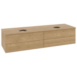 Villeroy & Boch Villeroy & Boch Waschtischunterschrank Antao K28_1 1600x360x500mm mit Struktur FK/AP: HN/1 K28111HN