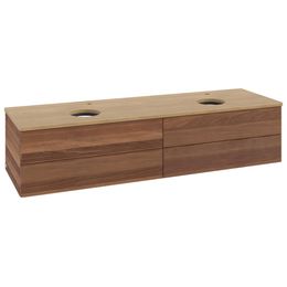 Villeroy & Boch Villeroy & Boch Waschtischunterschrank Antao L28_5 1600x360x500mm mit Beleuchtung mit Struktur FK/AP L28151HM