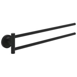 Villeroy & Boch Villeroy & Boch Handtuchhalter zweiarmig Elements - Tender 53x427x80mm Matt Black TVA151038000K5