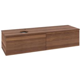 Villeroy & Boch Villeroy & Boch Waschtischunterschrank Antao L37_5 1600x360x500mm mit Beleuchtung mit Struktur FK/AP L37152HM