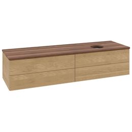 Villeroy & Boch Villeroy & Boch Waschtischunterschrank Antao K27_1 1600x360x500mm mit Struktur FK/AP: HN/2 K27112HN
