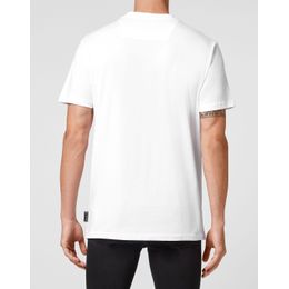 T-Shirt Philipp Plein "Skull", Jungen, Gr. 4XL, wei&szlig; (0102, wei&szlig;, schwarz), Obermaterial: 100% Baumwolle, Shirts T-Shirt
